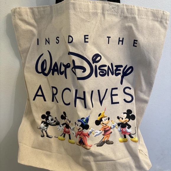 Disney | Bags | Walt Disney Archives 5th Anniversary Tote Bag Bowers ...